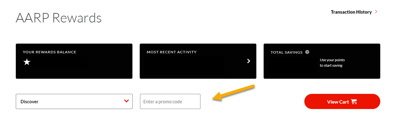 Where Do I Enter My AARP Rewards Promo Code?